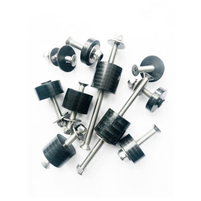 Set for lifting traveller incl. RVS bolts - Dinghy Racing Centre